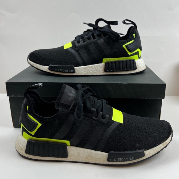 adidas Originals | Shoes | Adidas Nmd R Colorblock Black Solar Neon ...